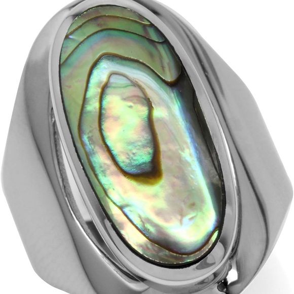 Jewelry | Sterling Silver Abalone Ring | Poshmark